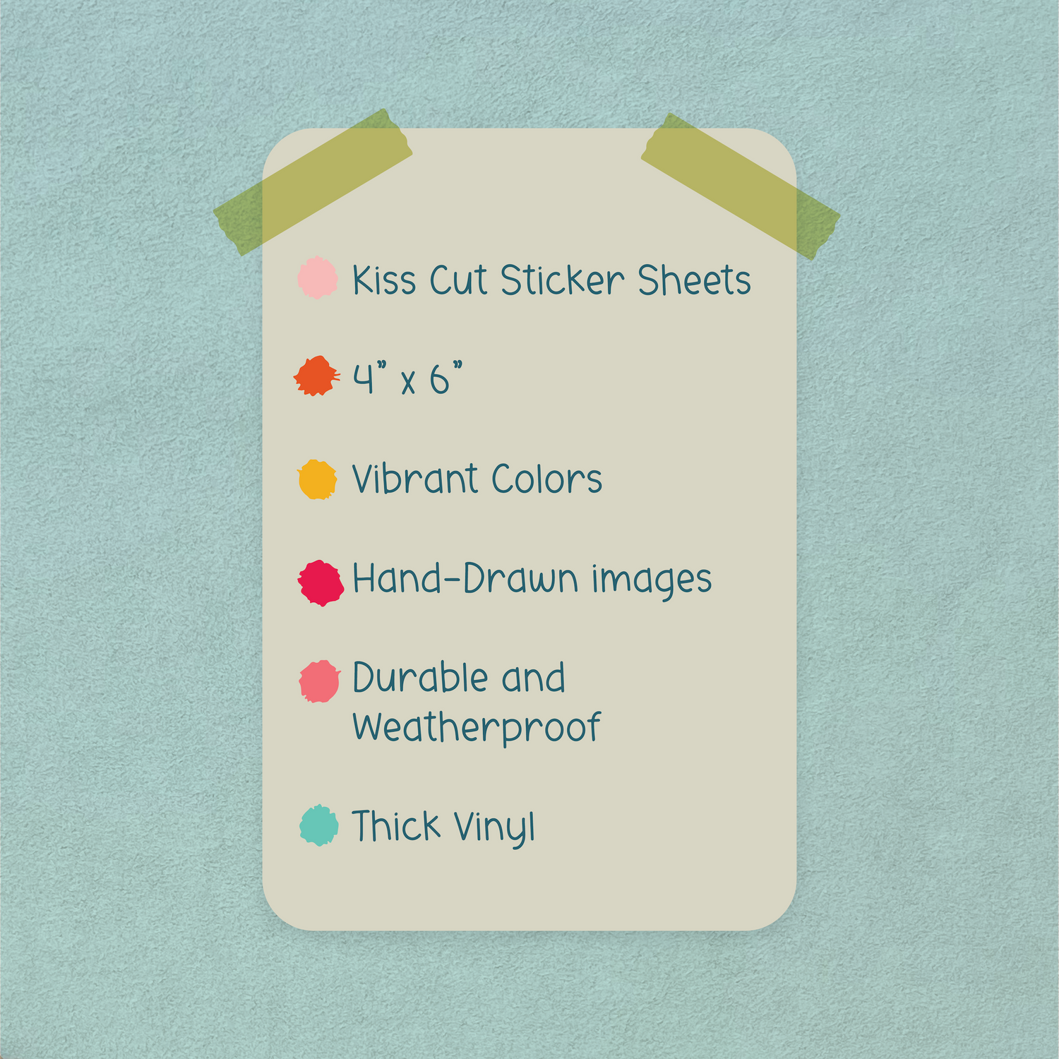 Ploppies Sticker Sheet PSS-02 – Creative Allure