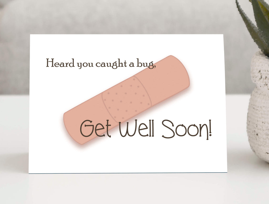 Get Well Soon, Band-Aid, get well card – Creative Allure